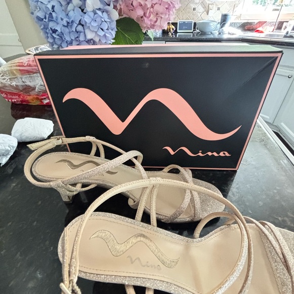 Nina | Shoes | Nina Gold Heels Elegant Strappy Design | Poshmark